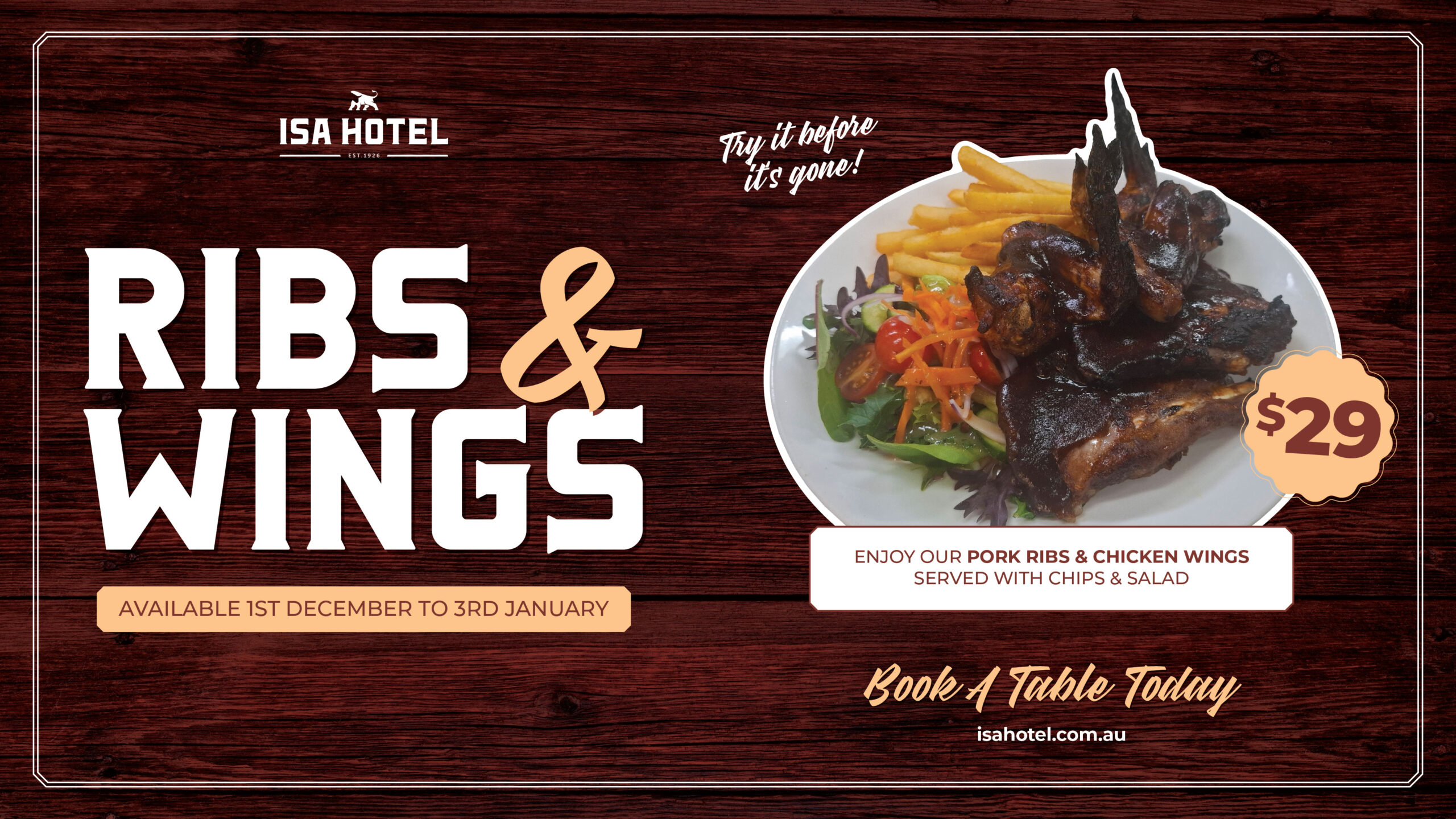 What's On - Isa Hotel